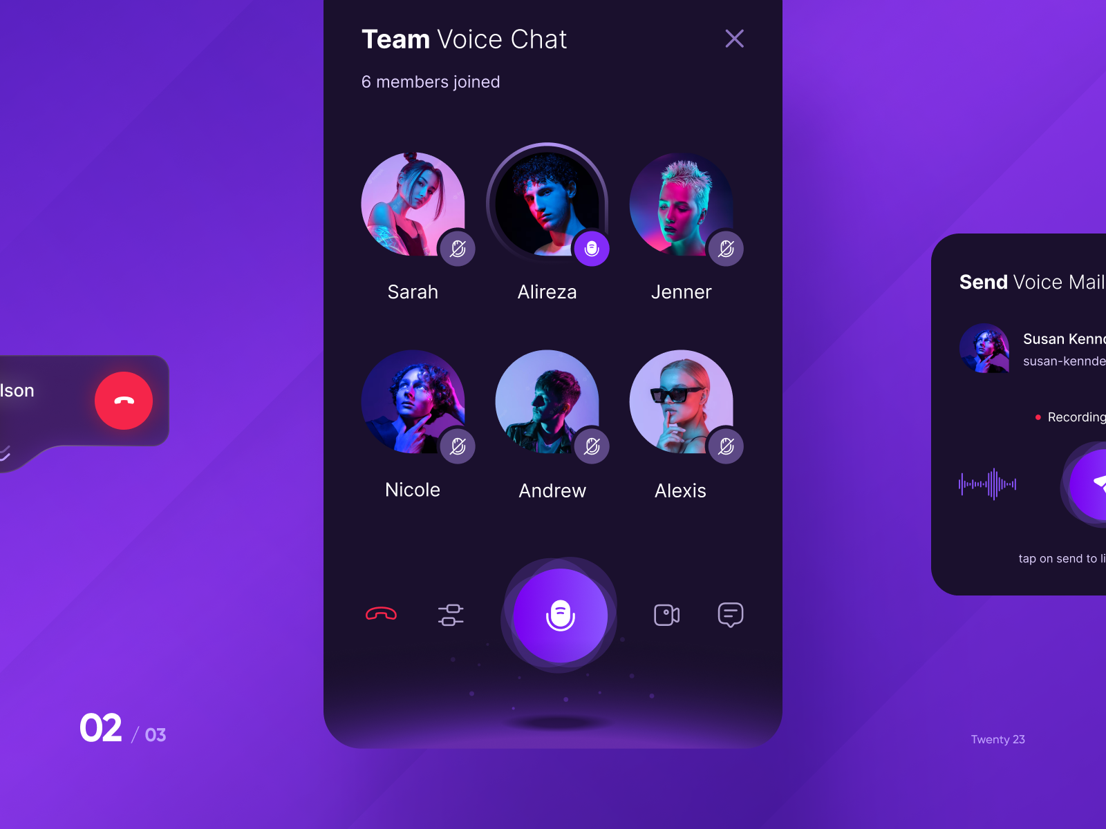 Softphone App - WIP 2/p2 by Stanislav Hristov for Dtail Studio on Dribbble