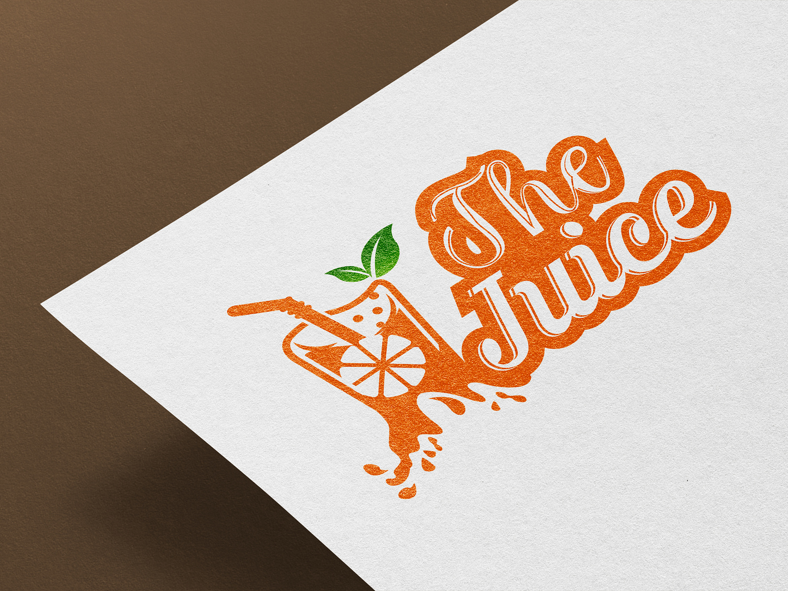 Juice logo by Md Robin Ahmed on Dribbble