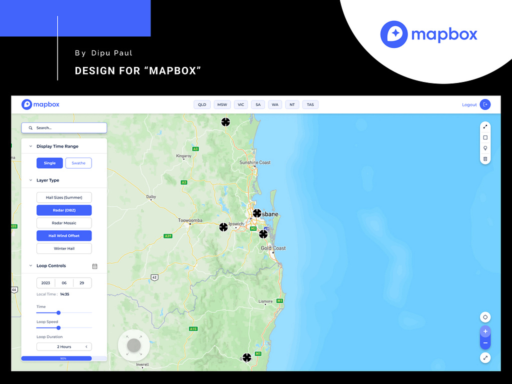 Mapbox web app redesign concept by Dipu Paul on Dribbble