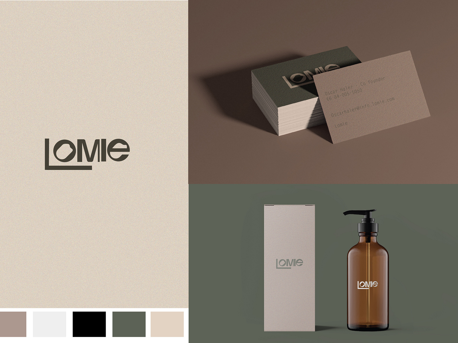 Branding and Logo design for Lomie by Rada on Dribbble