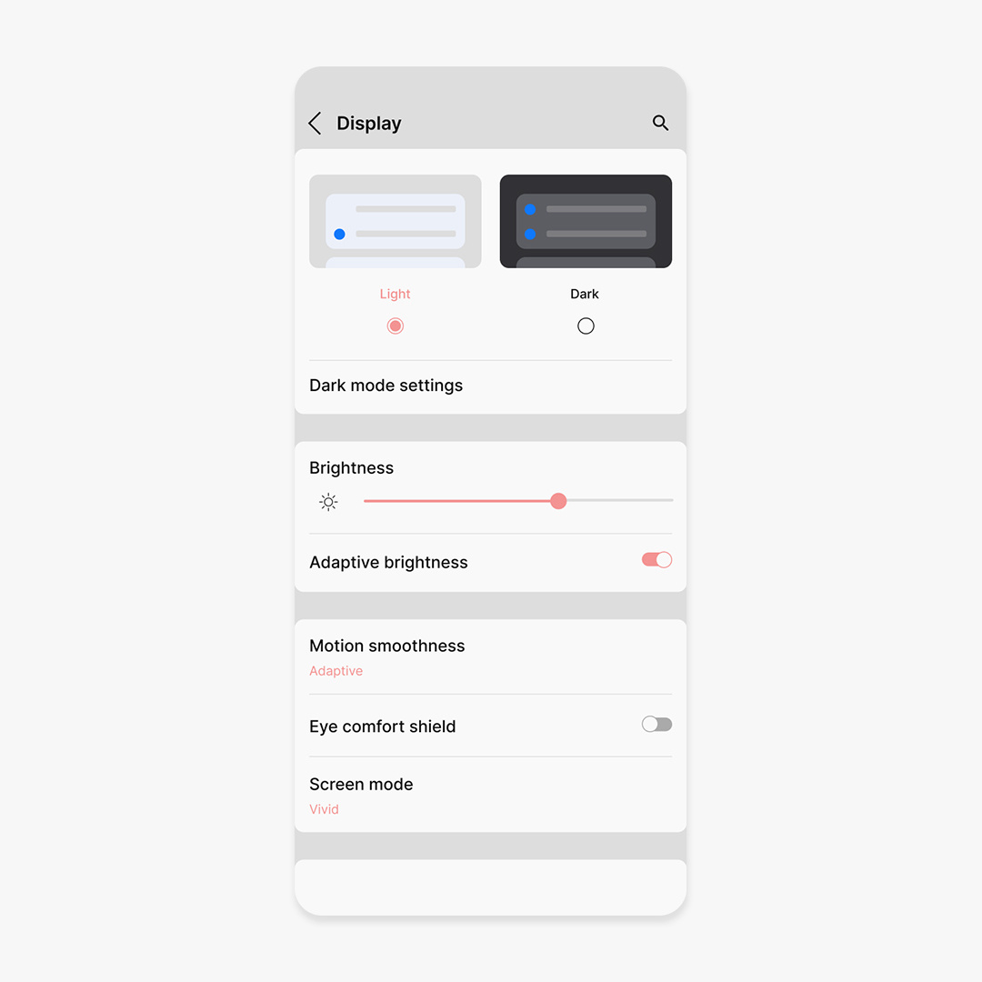 Setting Screens by Deenathayalan V on Dribbble