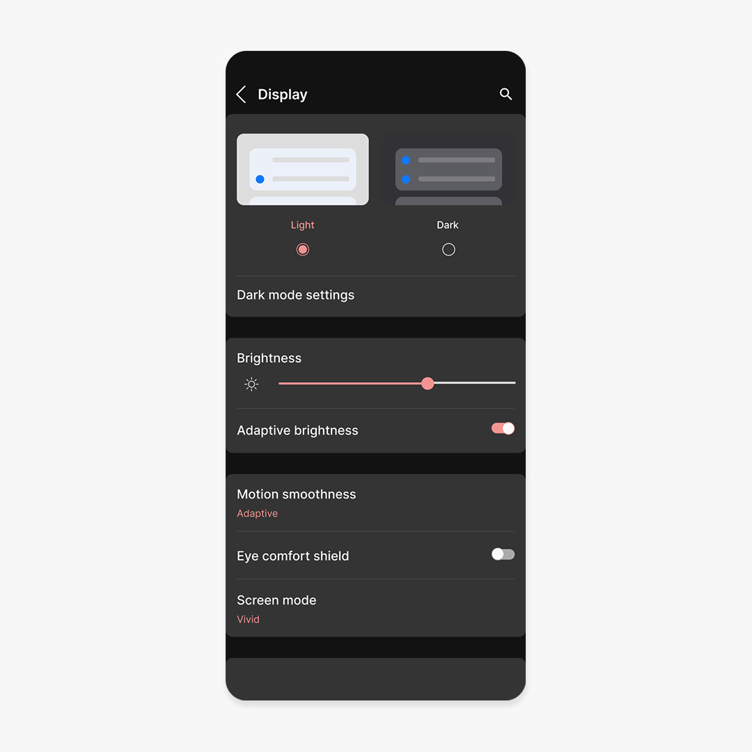Setting Screens by Deenathayalan V on Dribbble