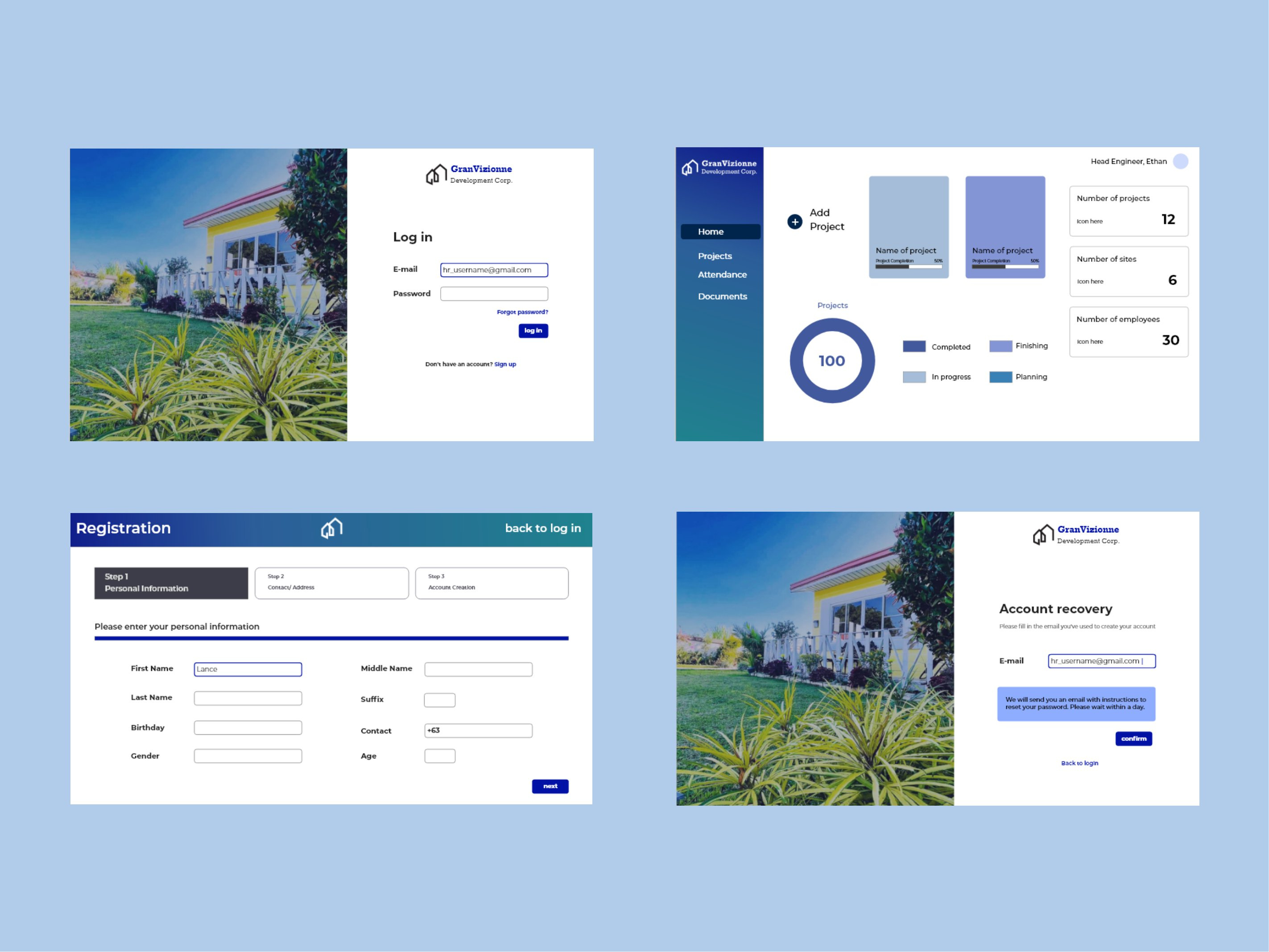 GDC - Project Management System by Ricca Leiza Dela Cruz on Dribbble