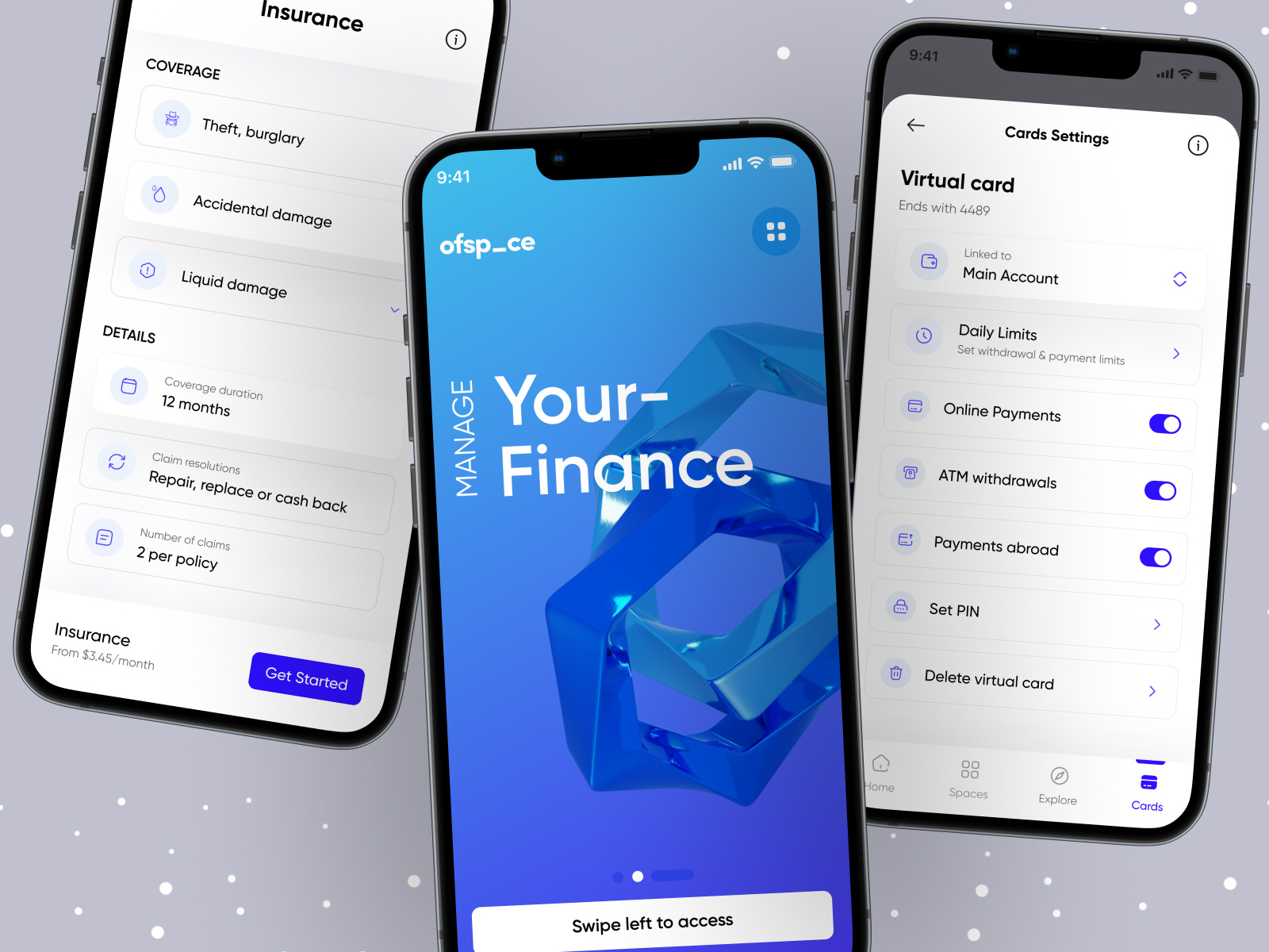 Fintech App UI by Ofspace UX/UI on Dribbble