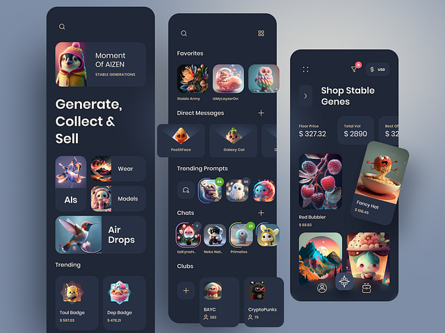Browse thousands of Ai App images for design inspiration | Dribbble