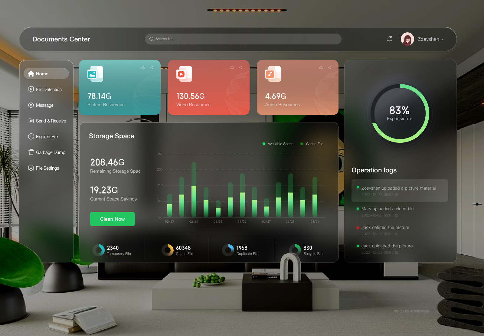 File Management Application VISION OS Style Design by Zoeyshen on Dribbble File Management Application VISION OS Style Design by Zoeyshen on Dribbble