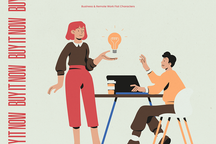 Business & Office Flat Characters by Promo Graphics on Dribbble Business & Office Flat Characters by Promo Graphics on Dribbble