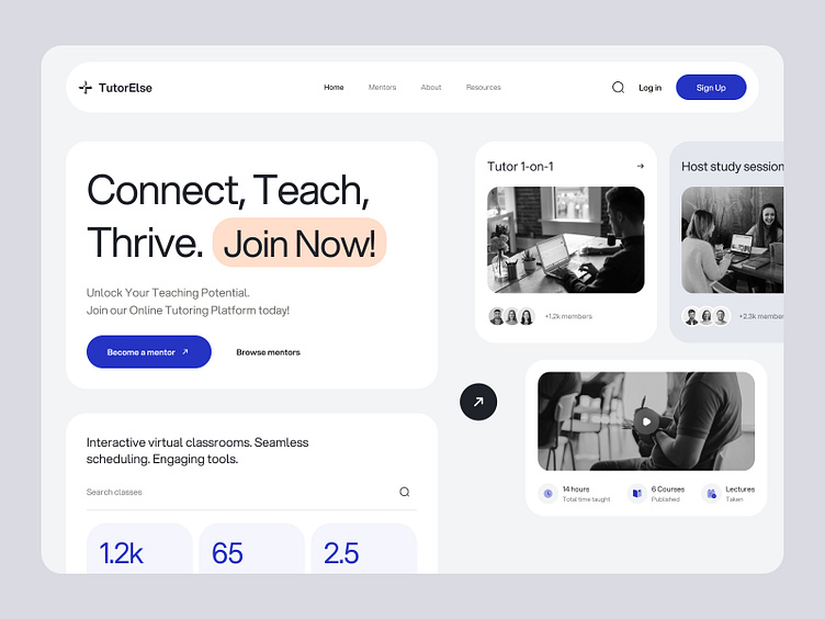 TutorElse: Elegant And Minimal UI Concept Design by Inverse Studio on Dribbble