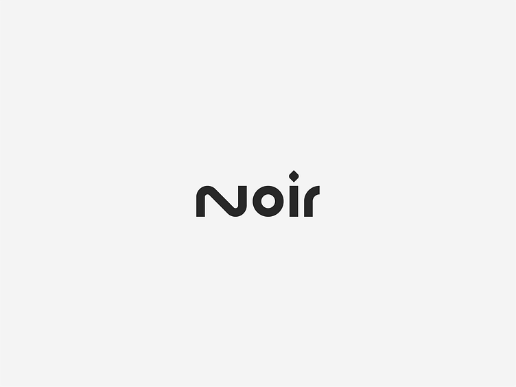 Noir - clothing brand logo by TANZIM on Dribbble