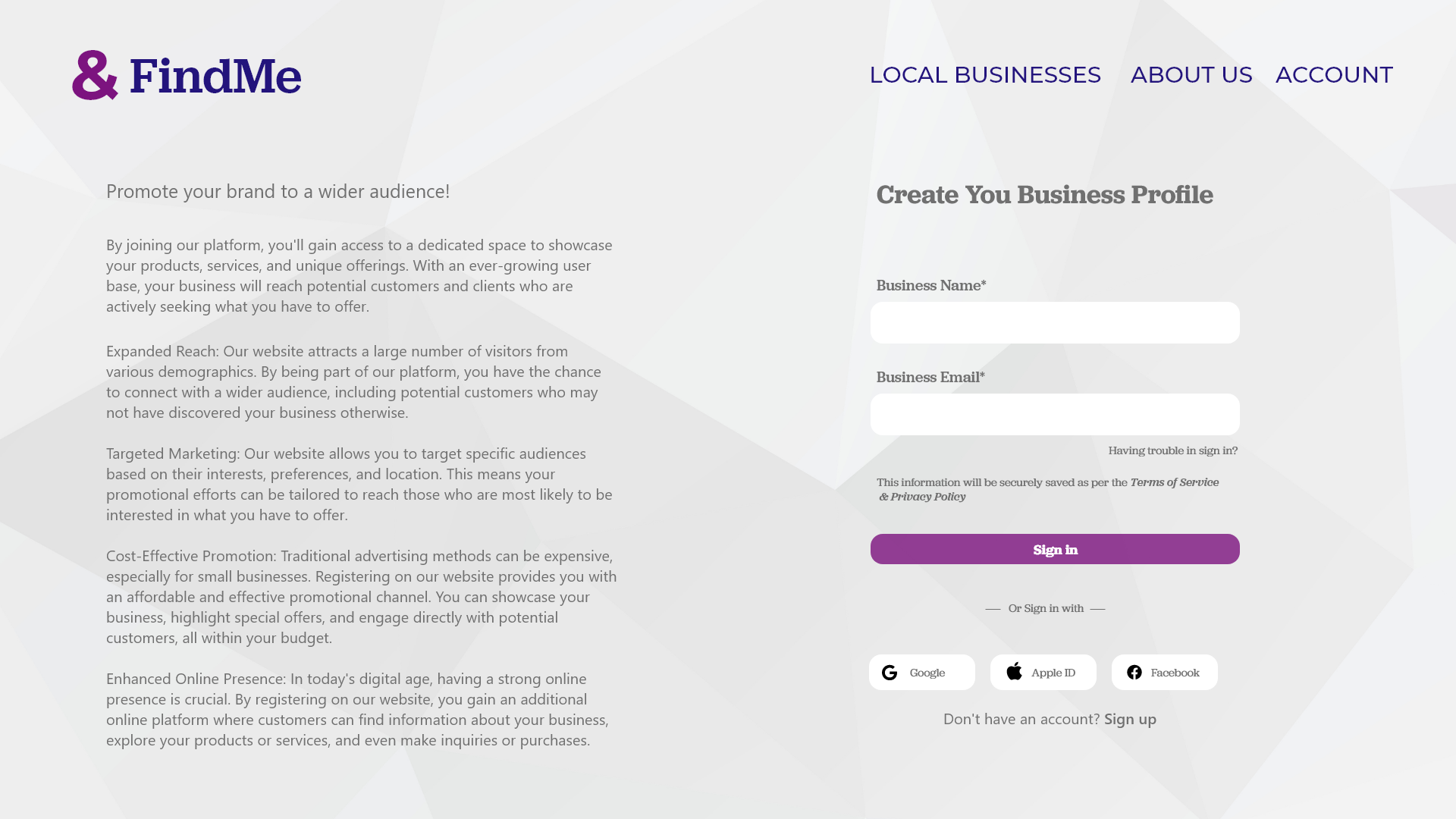 Local business finder by Klevis on Dribbble