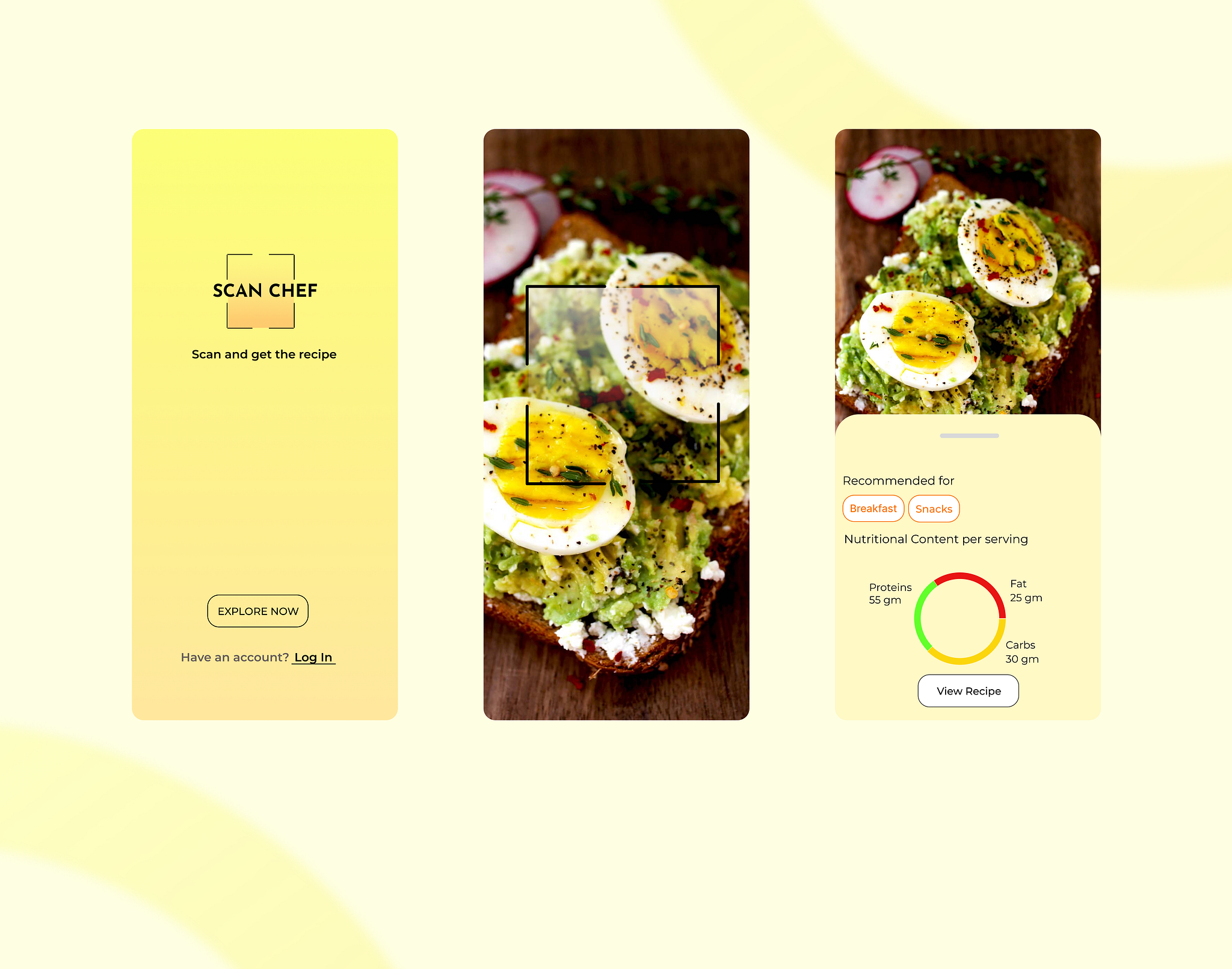Food Scan App by Aruni Rana on Dribbble