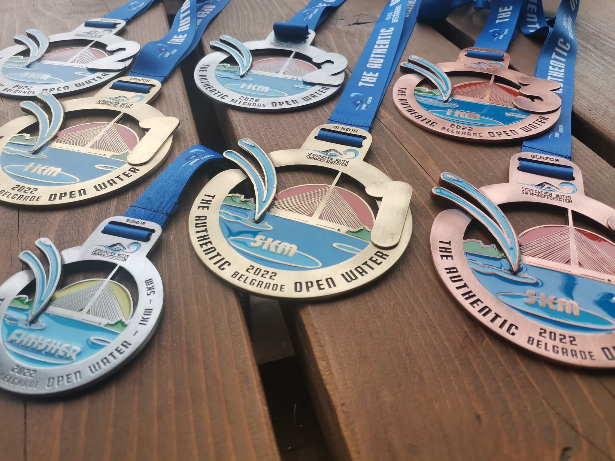 Medal design for swimming marathon. by Jarmila Cicka on Dribbble