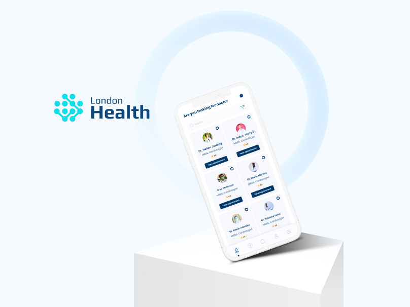 London Health UX Case Study by PurpleLeaf on Dribbble