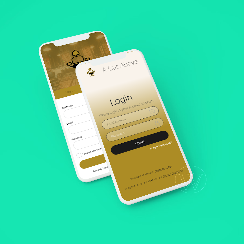 Mobile Login Screen by Ashlee Wooten on Dribbble
