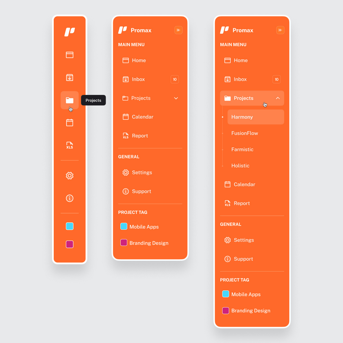 Promax - Project Management Dashboard 🧩 by Panda Design 🐼 for Pickolab ...