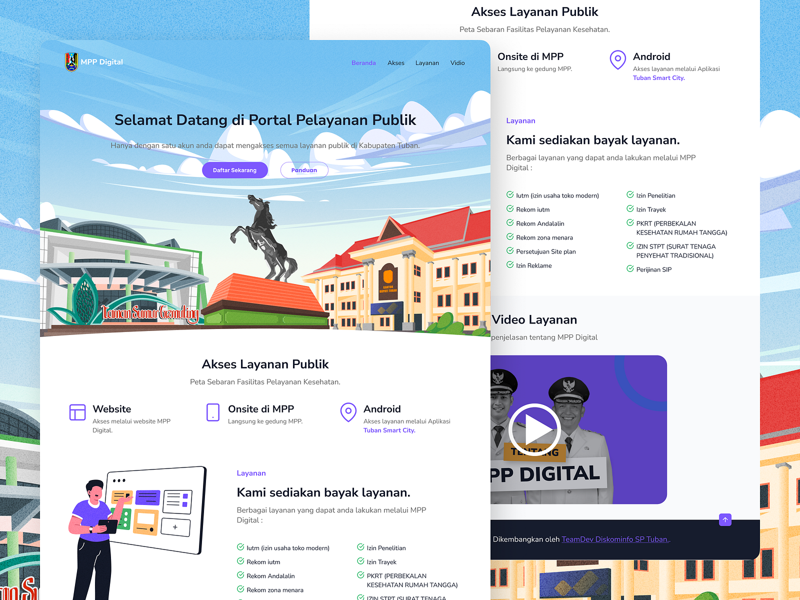 MPP Digital - Public services website by juna nobi on Dribbble