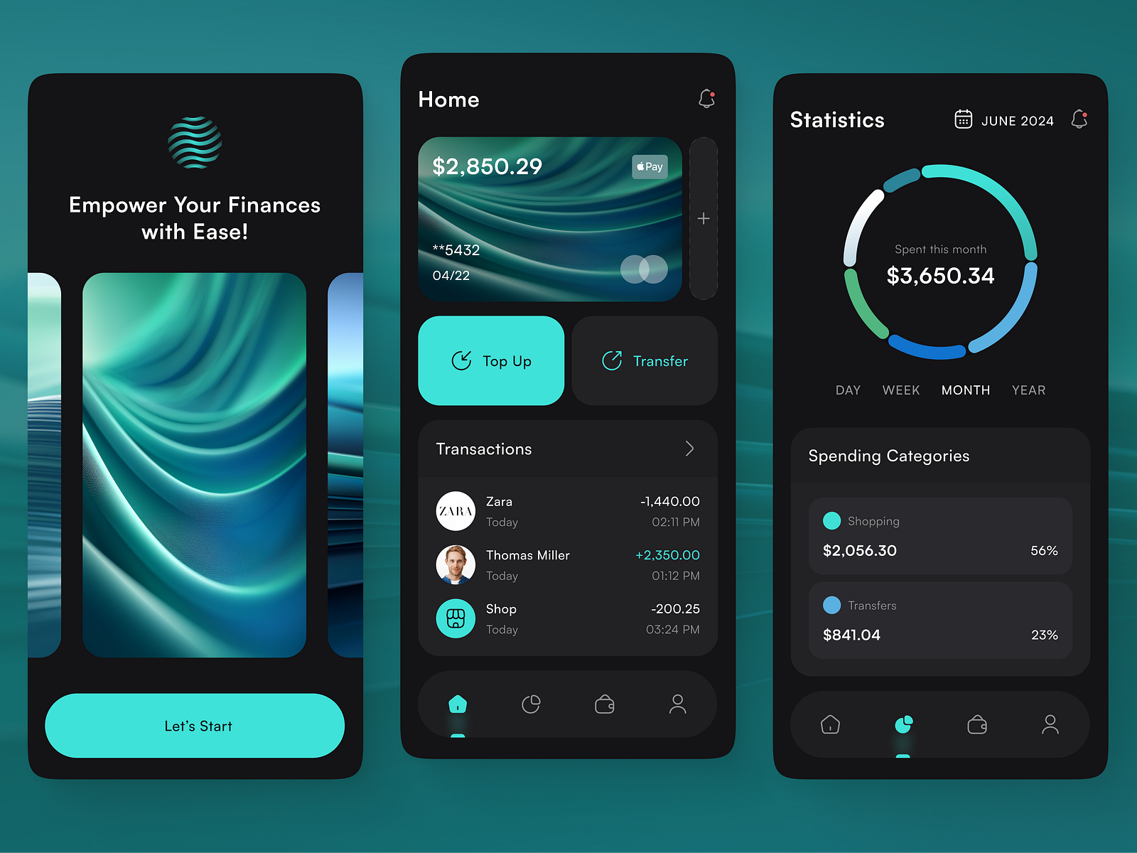 Easy - bank is pocket. Banking mobile app by K&Z Design on Dribbble