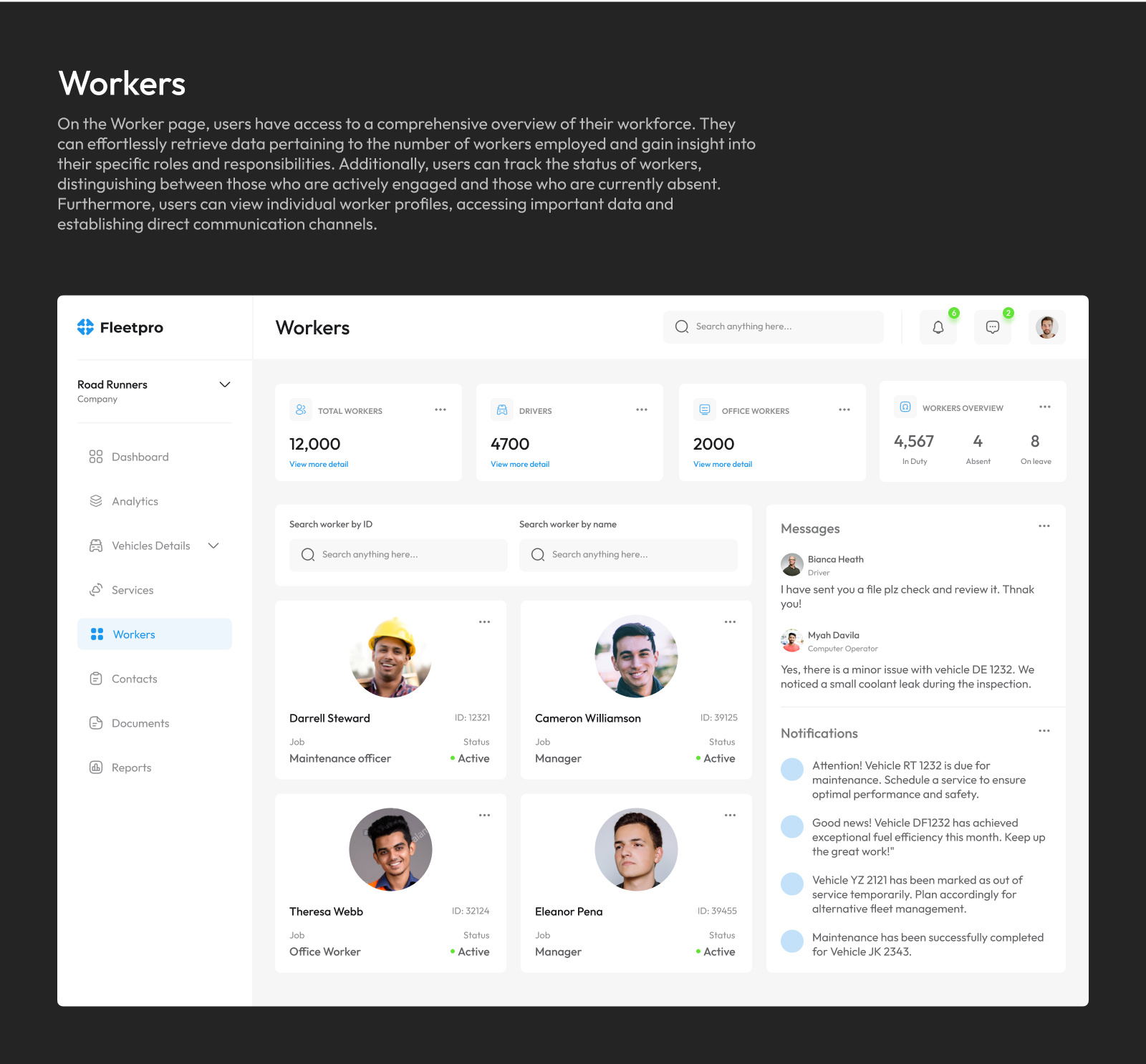 Fleetpro - Fleet Management Platform by Khuram for The Small Square on ...