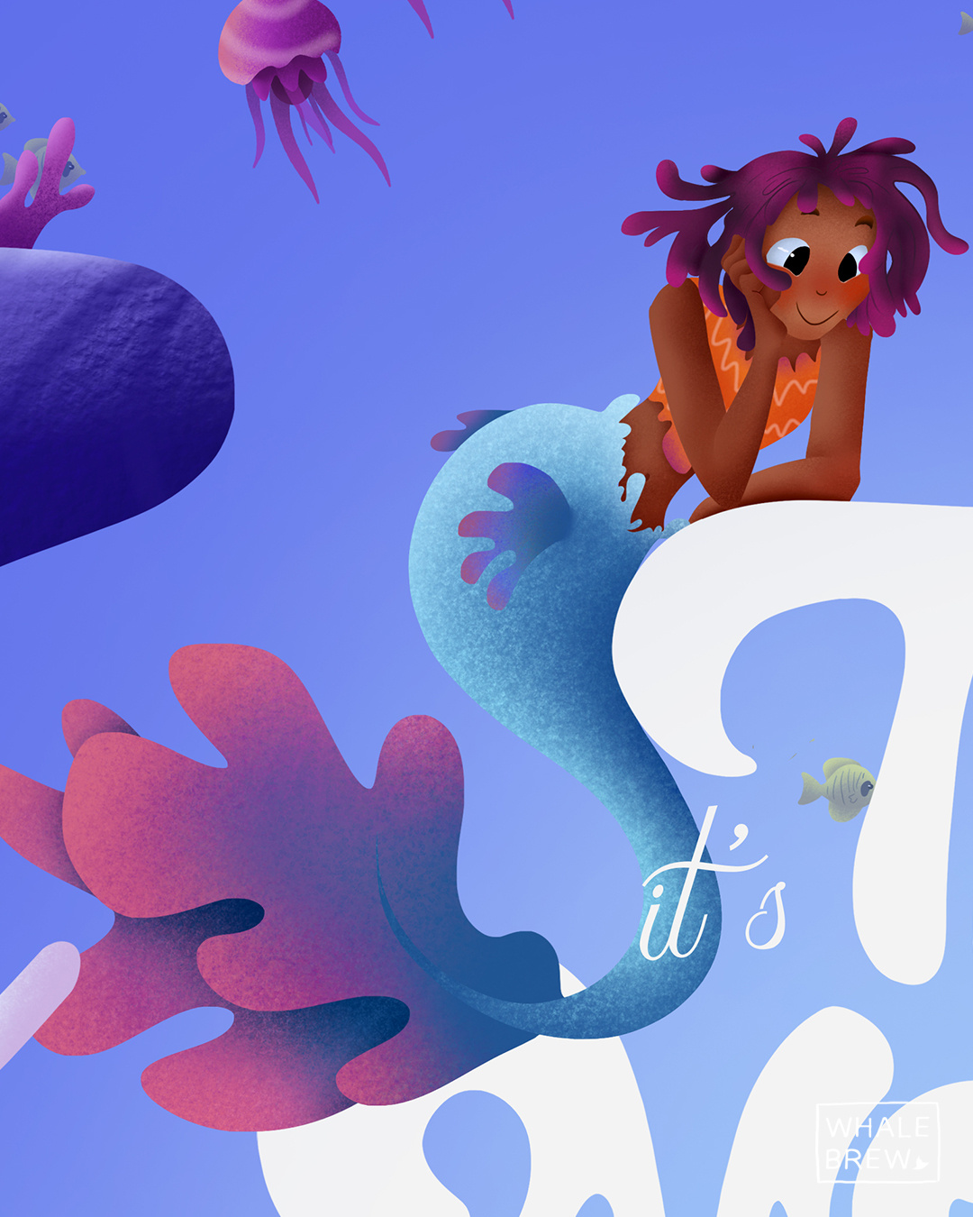 Mermay Typographic Illustration by Kavya Singhal on Dribbble