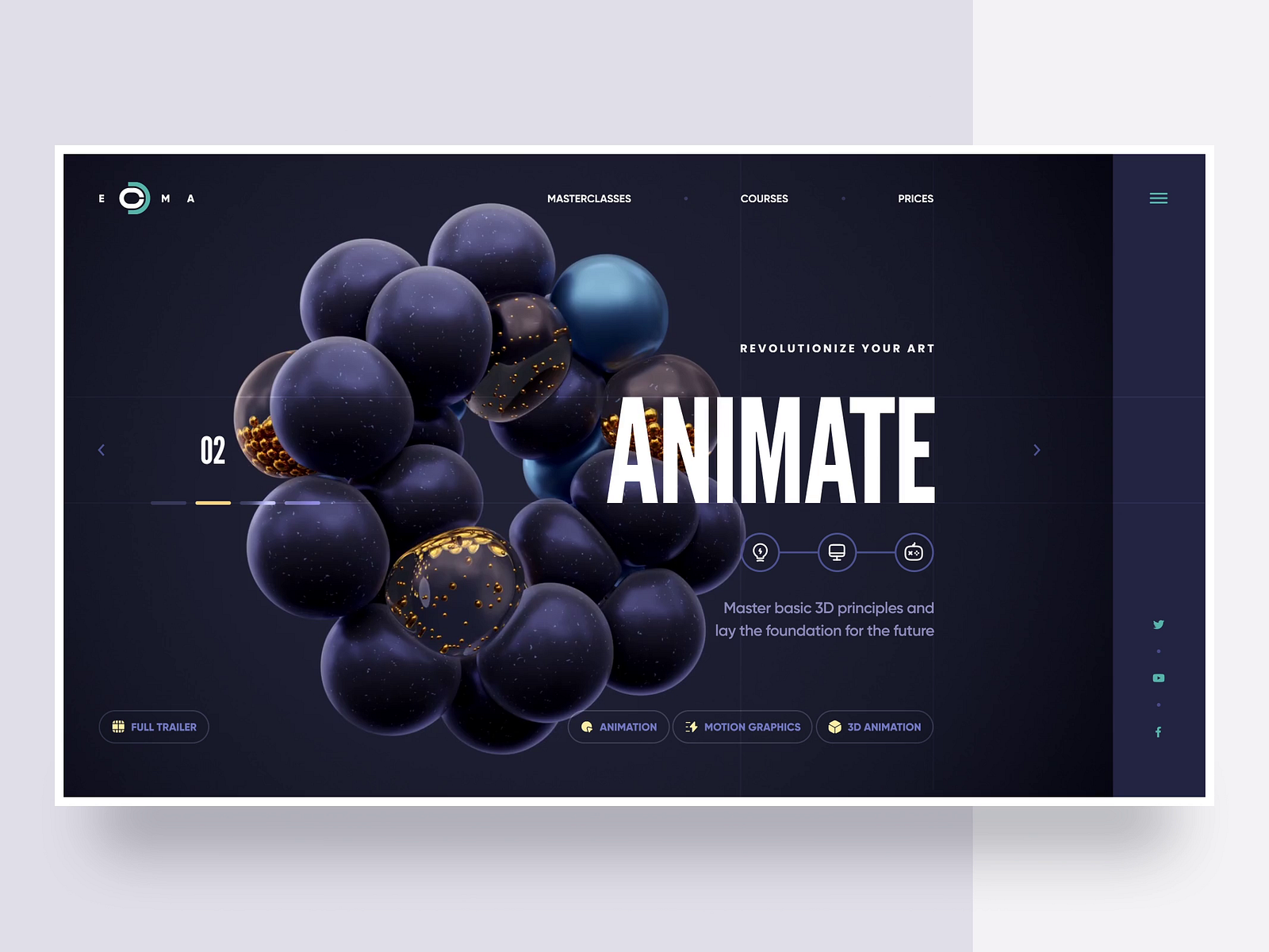 ECMA / 2D & 3D animation school by Mike | Creative Mints on Dribbble