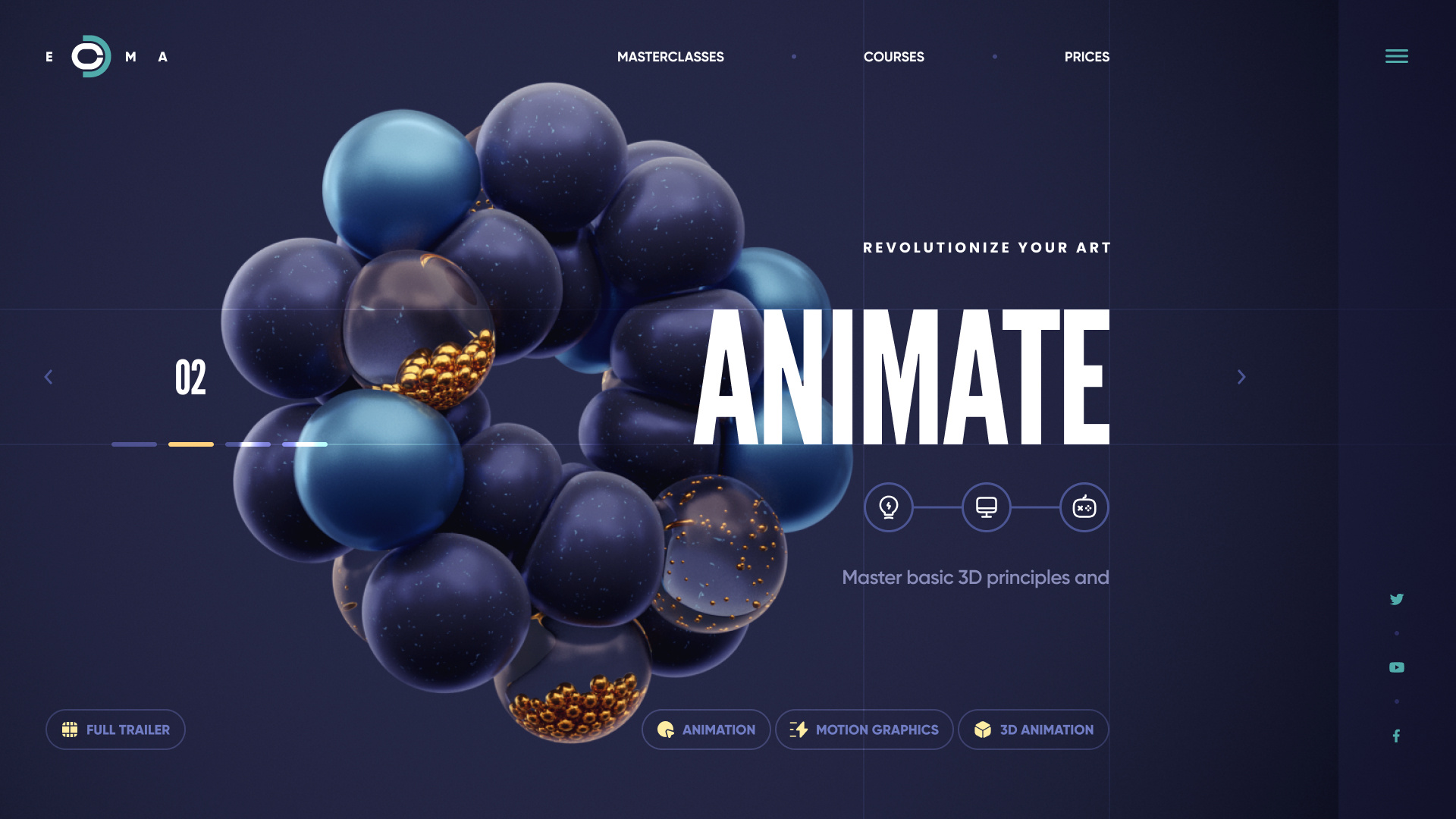 ECMA / 2D & 3D animation school by Mike | Creative Mints on Dribbble