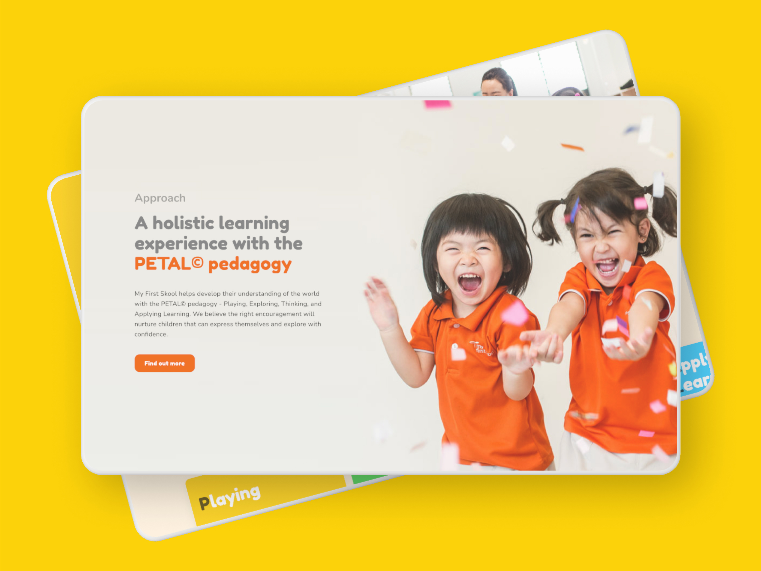 My First Skool Website by Roni Asra on Dribbble