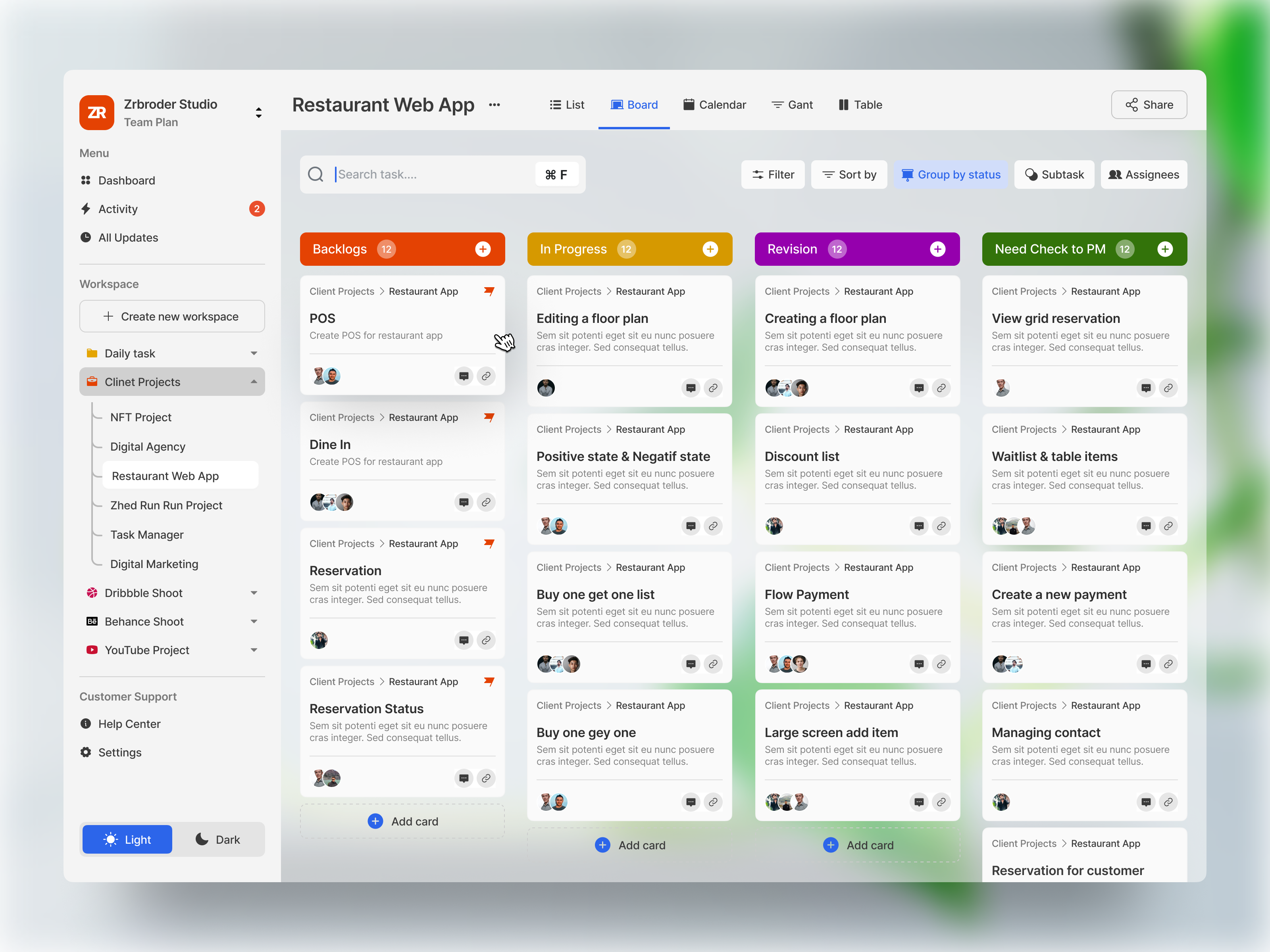 Task Management Web App by Kensae UI for Hatypo Studio on Dribbble