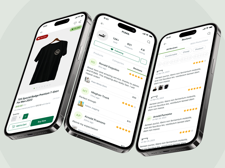 Brand and Product Pages - Fashion Marketplace App by Zaini Achmad® on ... Brand and Product Pages - Fashion Marketplace App by Zaini Achmad® on ...