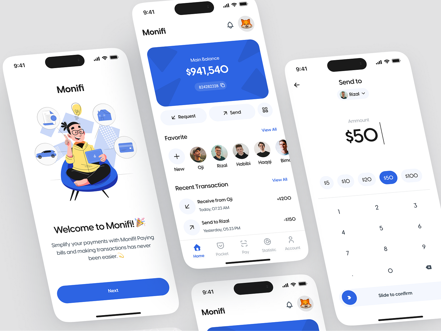 Monifi - Finance Application by Muhammad Dani Asyrofi for Kretya Studio ...