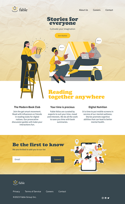 Landing Page UI Design | Daily UI Design Challenge 003 by Kritika ...