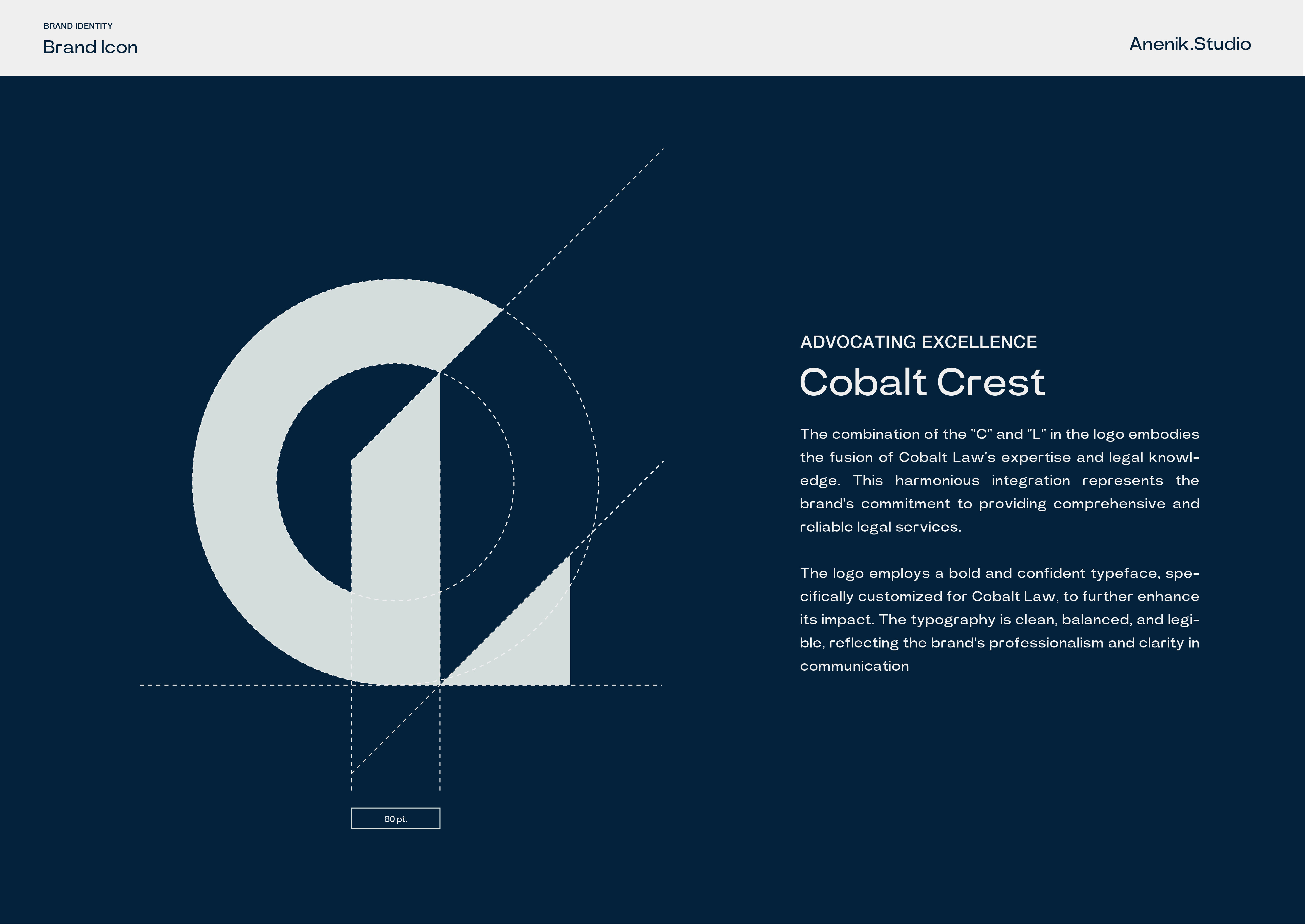 Cobalt Law - Business Logo & Brand Identity by Anenik Studio on Dribbble