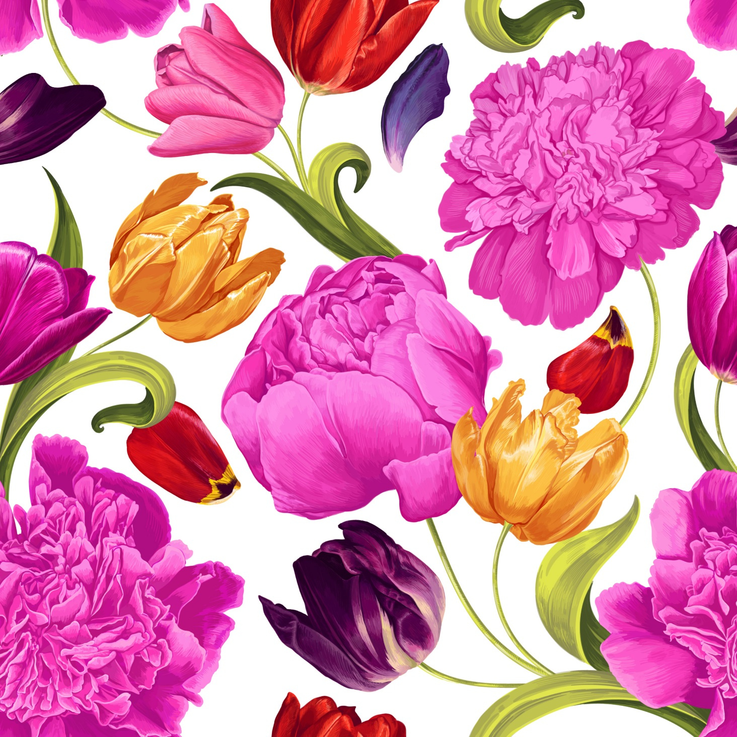 Spring Pattern designs, themes, templates and downloadable graphic ...