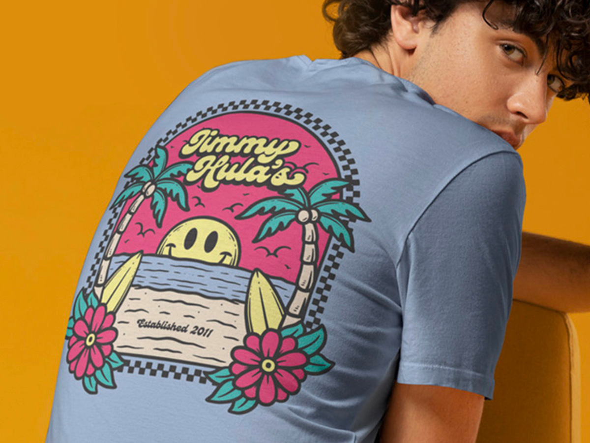 Merch Design - Jimmy Hula's by Jake Whitacre on Dribbble