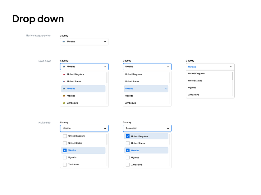 Browse thousands of Drop Down images for design inspiration | Dribbble