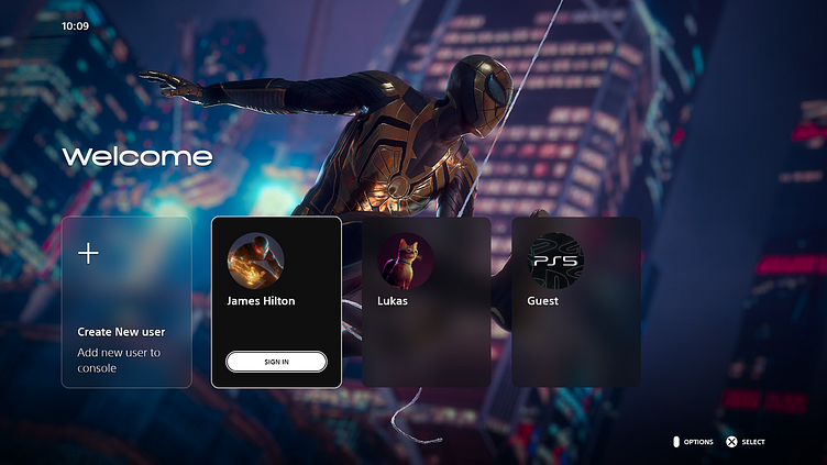 PS5 - Dashboard v0.7 by Vadim Huck on Dribbble