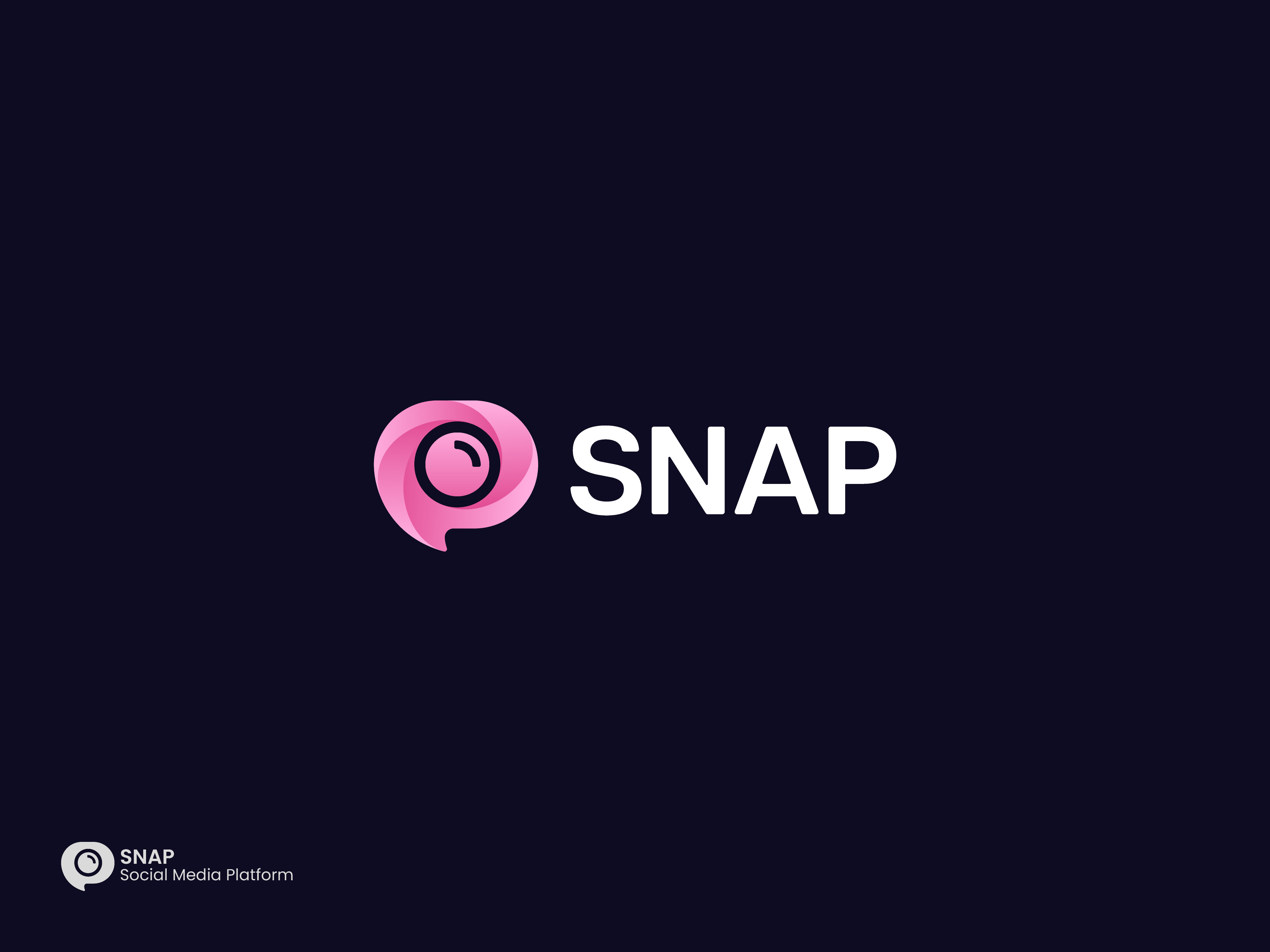 Snap | Chat Logo | Camera Logo by Ak Shazu on Dribbble