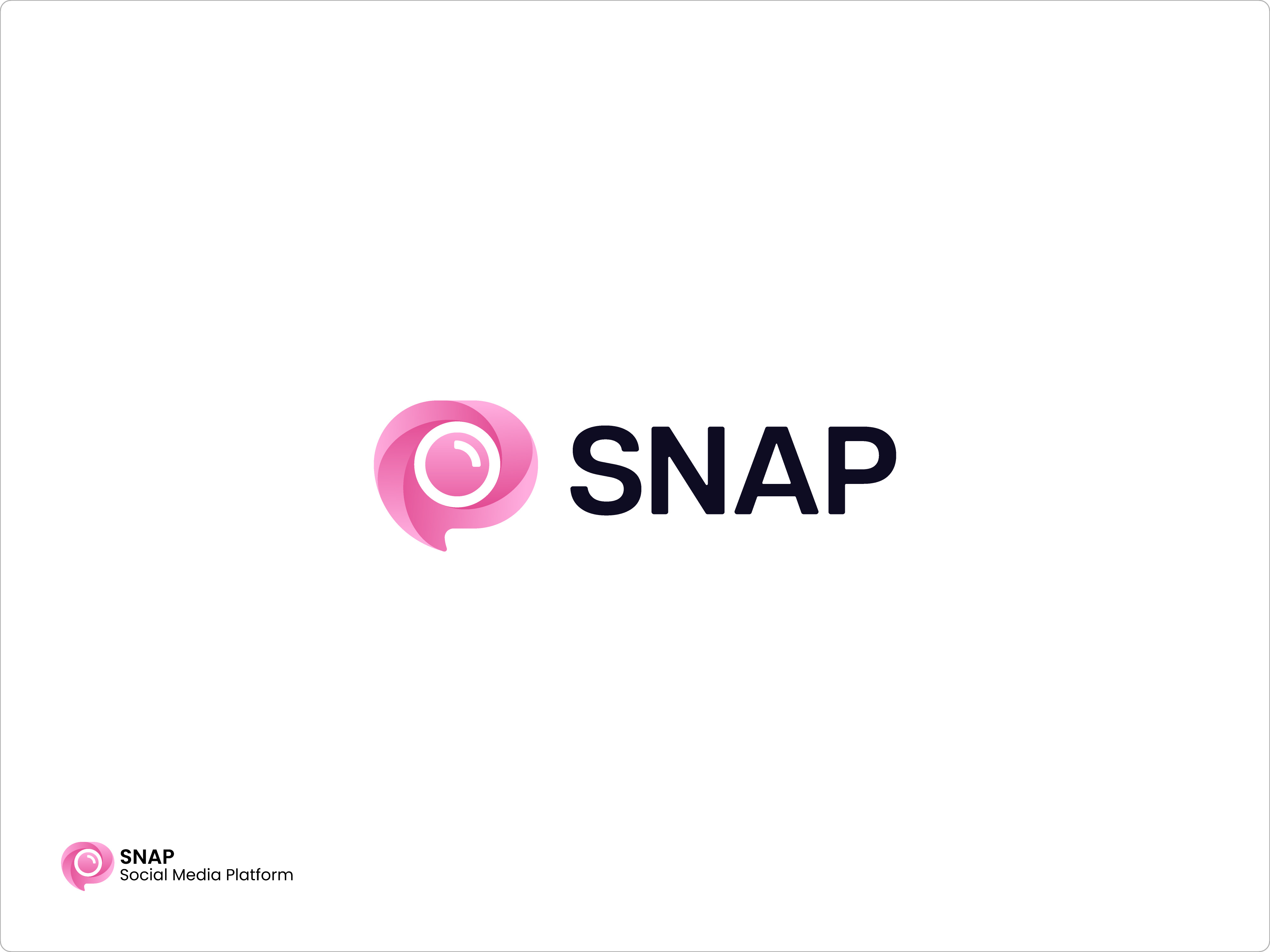 Snap | Chat Logo | Camera Logo by Ak Shazu on Dribbble