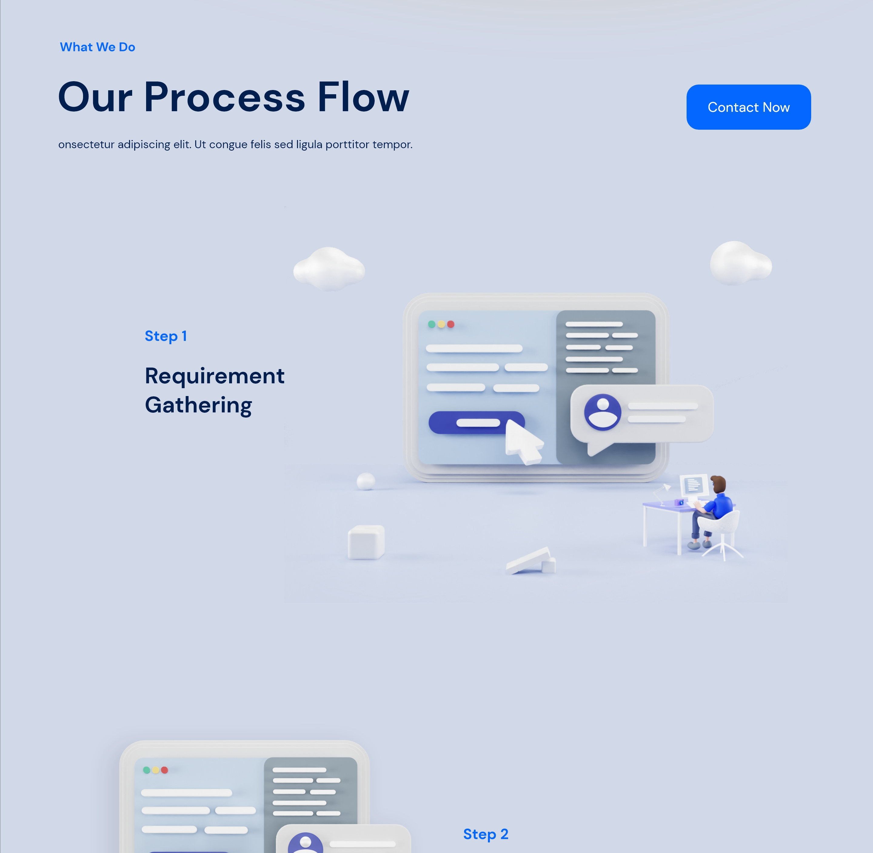 Process Flow 3D by Mohamed Rafiq on Dribbble