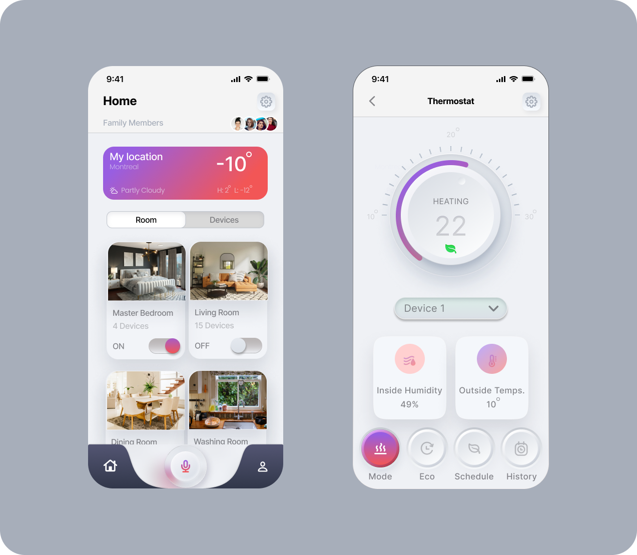 Smart Homepage App Redesign by Shiba Chahande on Dribbble