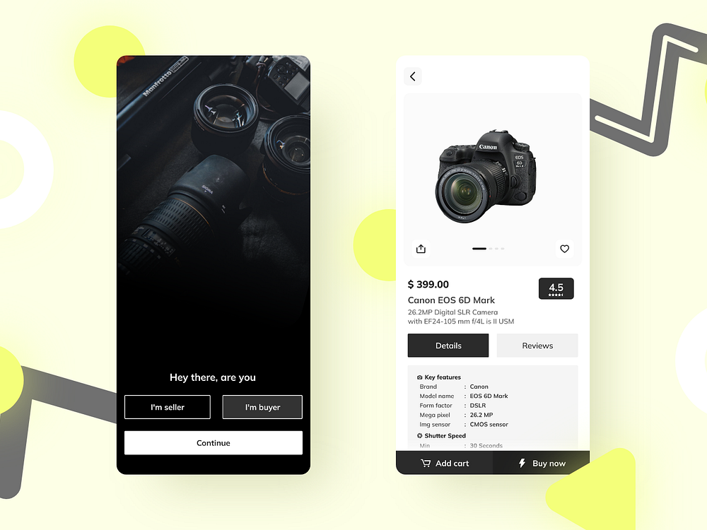 Camera App UI designs, themes, templates and downloadable graphic ...