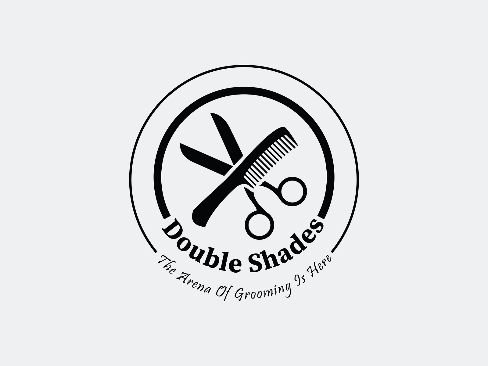 Hair Saloon Logo by Asim Aftab on Dribbble