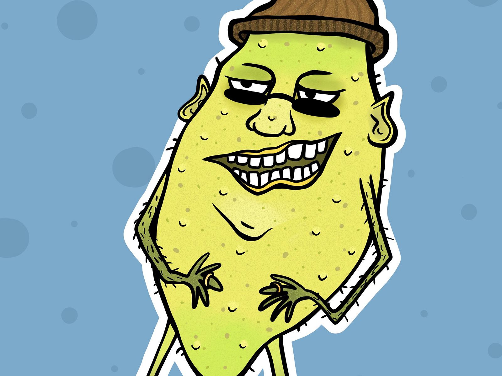 Creepy Lemon by iriispage on Dribbble