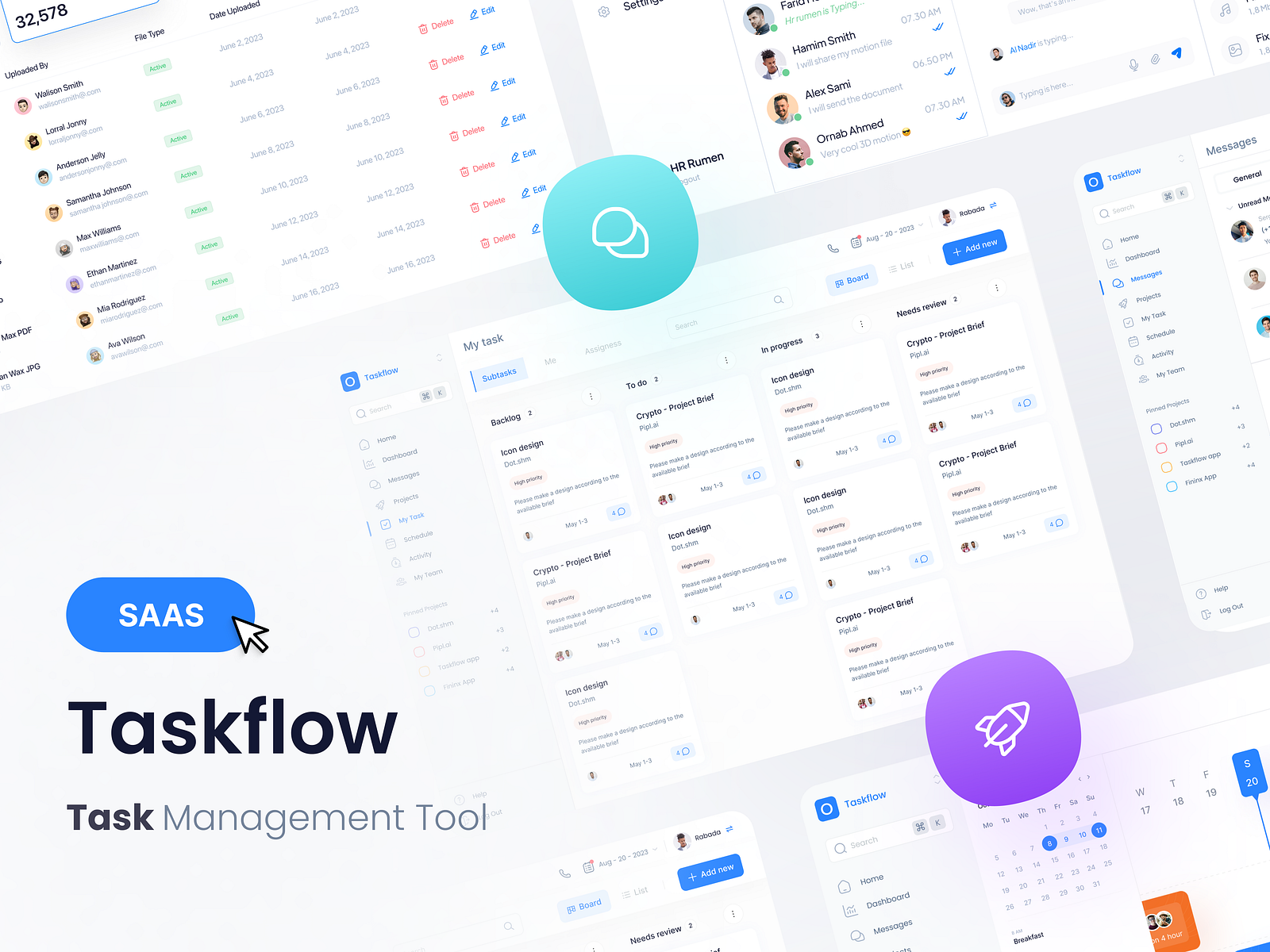Taskflow - Task Management SAAS by Emon🌟 for Onixlab on Dribbble Taskflow - Task Management SAAS by Emon🌟 for Onixlab on Dribbble
