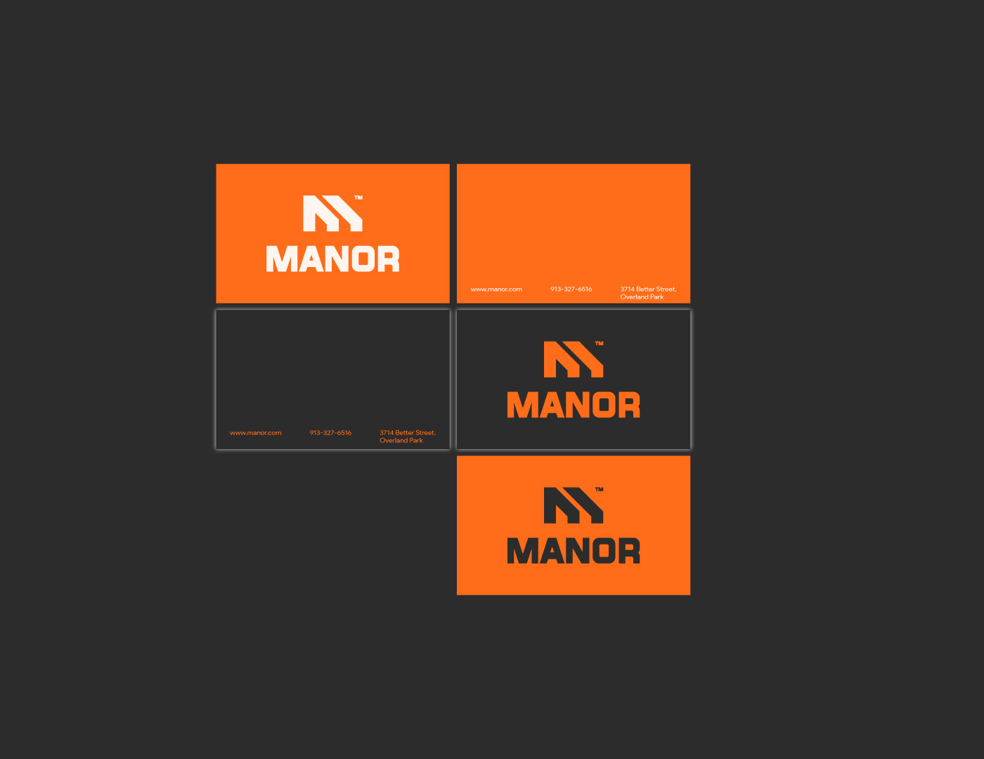 Manor brand identity design by Design Burg for Brand Crown on Dribbble