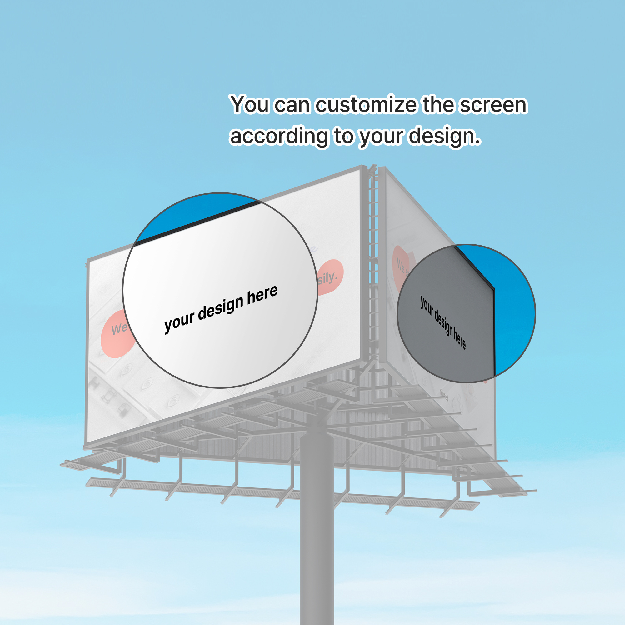 Triangle Billboard mockup by Fruited Design on Dribbble