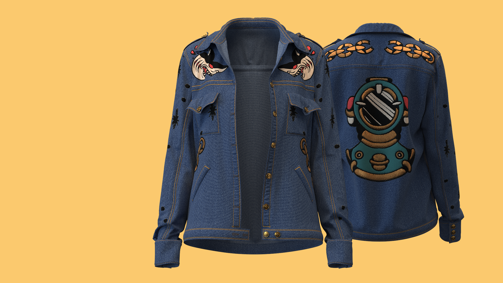Browse thousands of Denim Jacket images for design inspiration | Dribbble