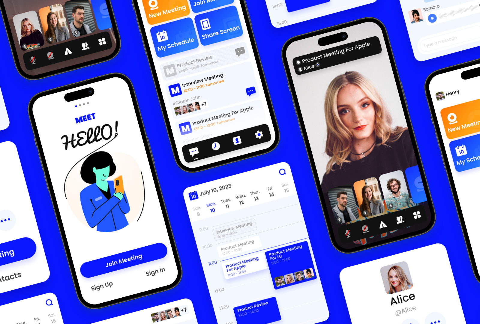 Meeting App Concept Design by truojie on Dribbble
