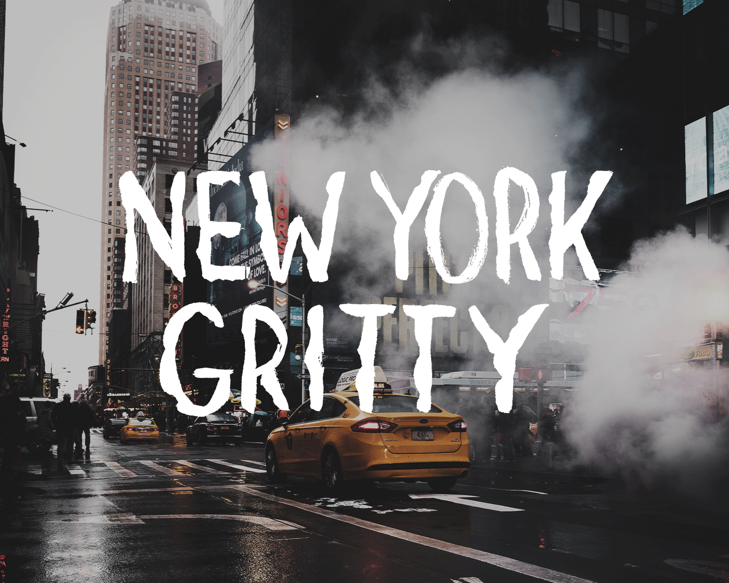 New York Gritty - Animated type by Brent Gilbert on Dribbble
