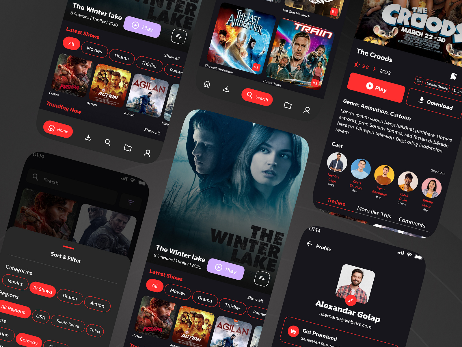 FunFlix- Videos, Series & Movies, OTT by Asiq M. for Netro Systems on Dribbble