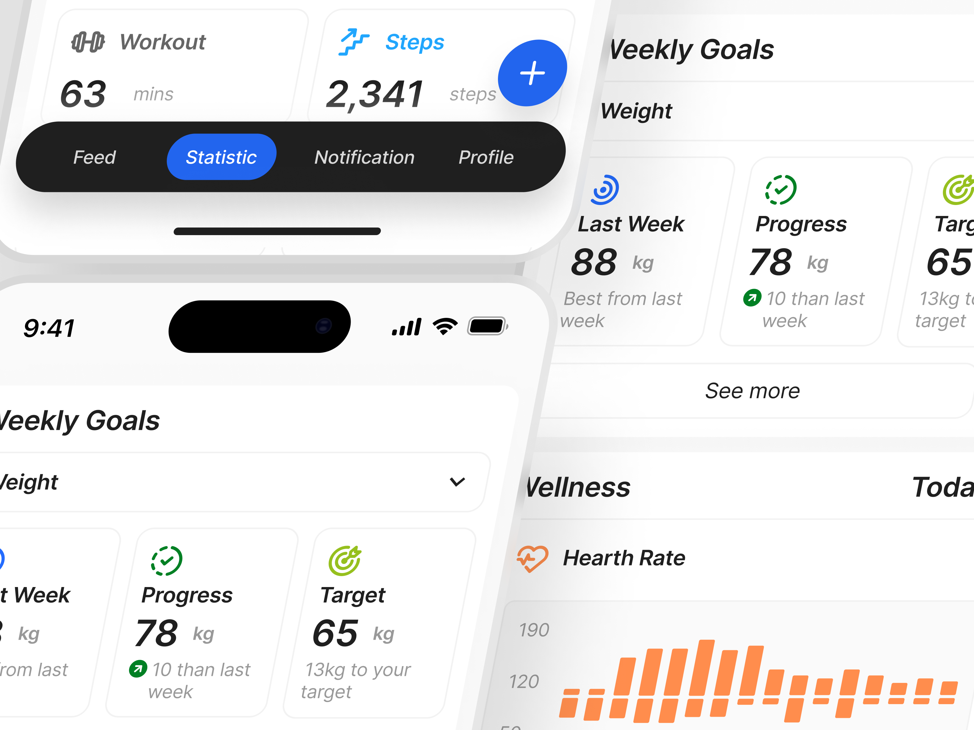 SmartFit - Workout Tracker app by Haqqi Ilmiawan for Kretya Studio on ...